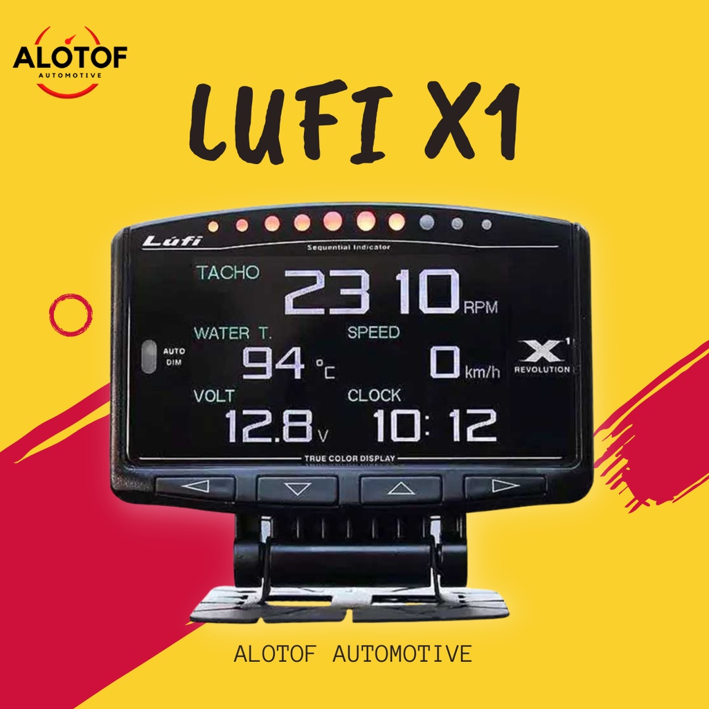 100% Ori Lufi X1 OBD 2 Meter Smart Digital Multi Meter Gauge [Ready ...