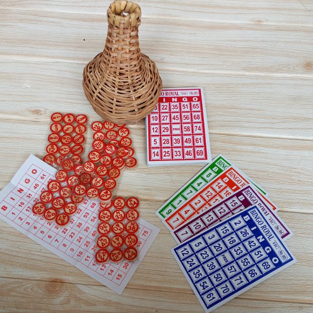 Bingo Set with Rattan Shaker | Shopee Philippines