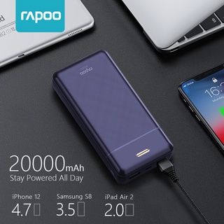 Rapoo S2002 20000mAh Lithium Polymer LED Indicator High Quality Fast ...