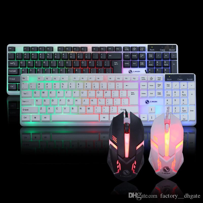 Limeide GTX-300 Keyboard and Mouse Combo Bundle Suspension Keyboard ...