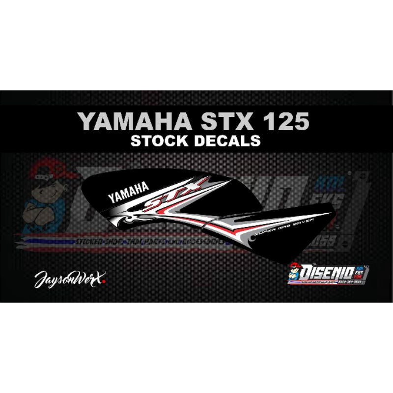 DK Yamaha STX 125 Stock Decals (Latest Model) | Shopee Philippines