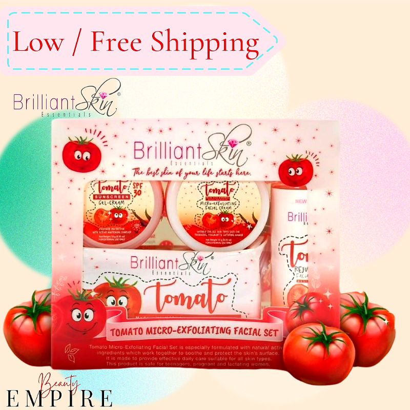Brilliant Skin Tomato Rejuvenating Set / Brilliant Tomato Set | Shopee ...