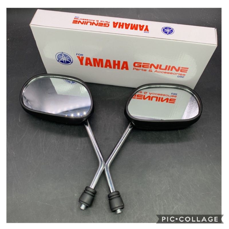 Yamaha Genuine Chrome Stock Sidemirror | Shopee Philippines