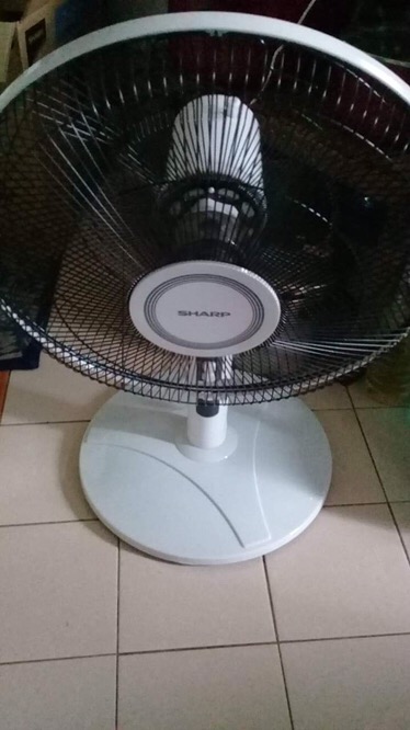 Sharp PJ-S161M(WH) 16" 2-in-1 Stand Desk Electric Fan | Shopee Philippines