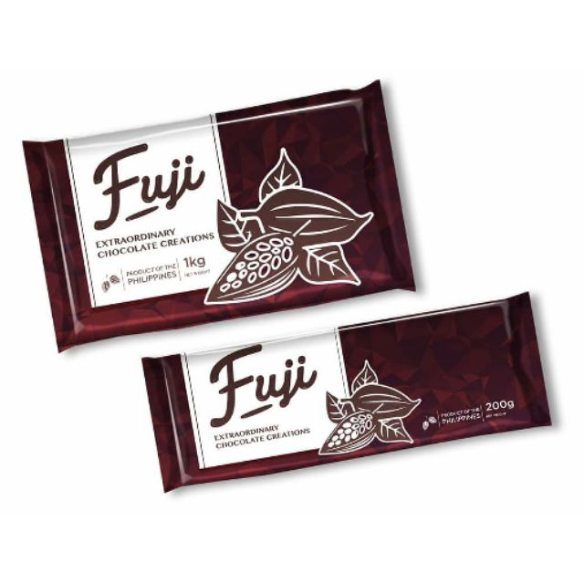 Fuji Chocolate - Dark Bittersweet, Semisweet & Milk 1kg | Shopee ...
