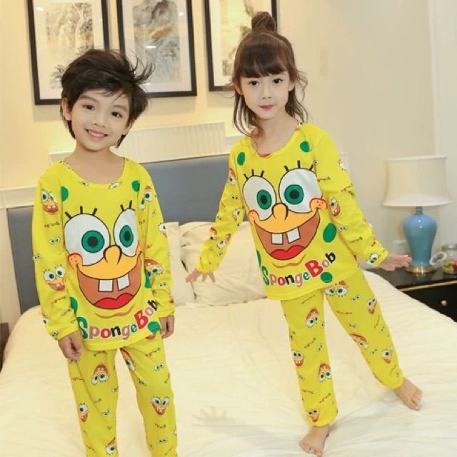Kids Cotton Terno Longsleeve Pajama for girls | Shopee Philippines