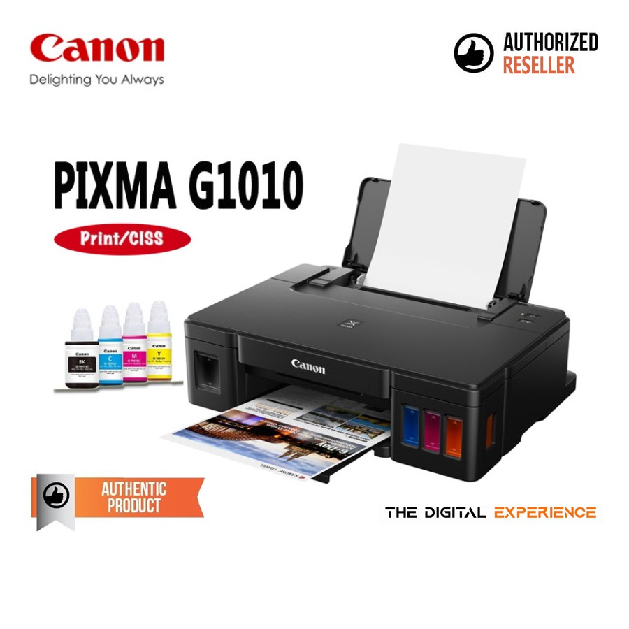 Canon Pixma G1010 Continuous System Inkjet Colored Photo Printer with ...