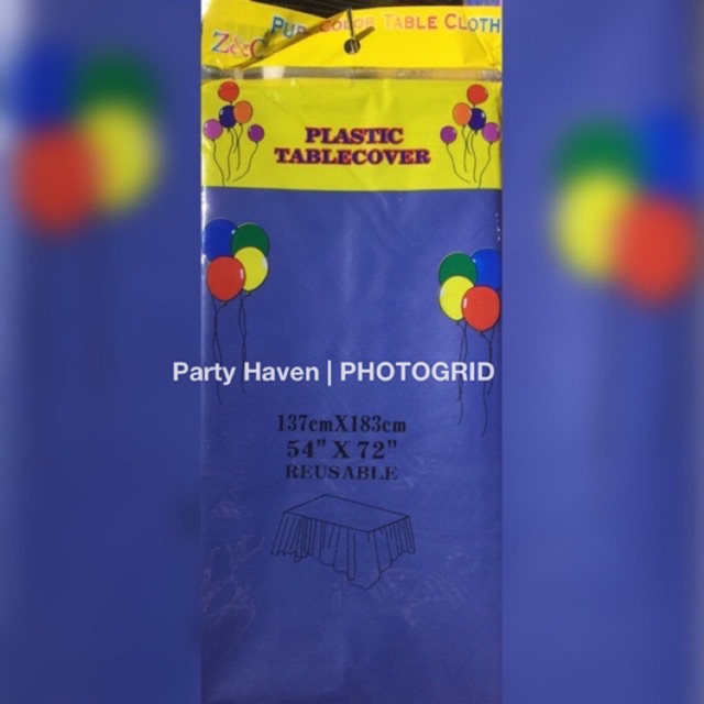 Plain Dark Blue Plastic Table cover 54"x 72" | Shopee Philippines