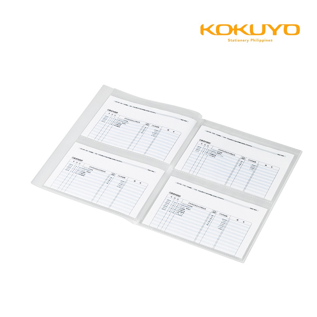 Kokuyo RA-NF500T Novita Alpha Display Book Refill File, A4, Receipt ...