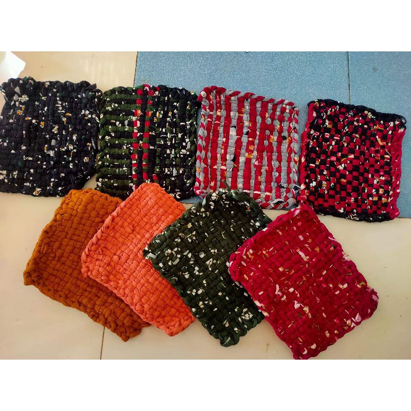 Potholder basahan square and circle buy 10 get 1 free | Shopee Philippines