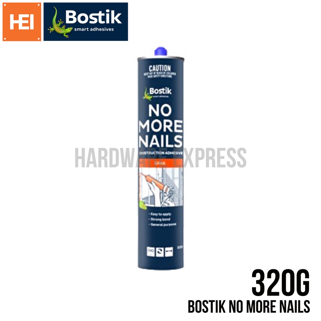 BOSTIK No More Nails All Purpose Adhesive 320g | Shopee Philippines