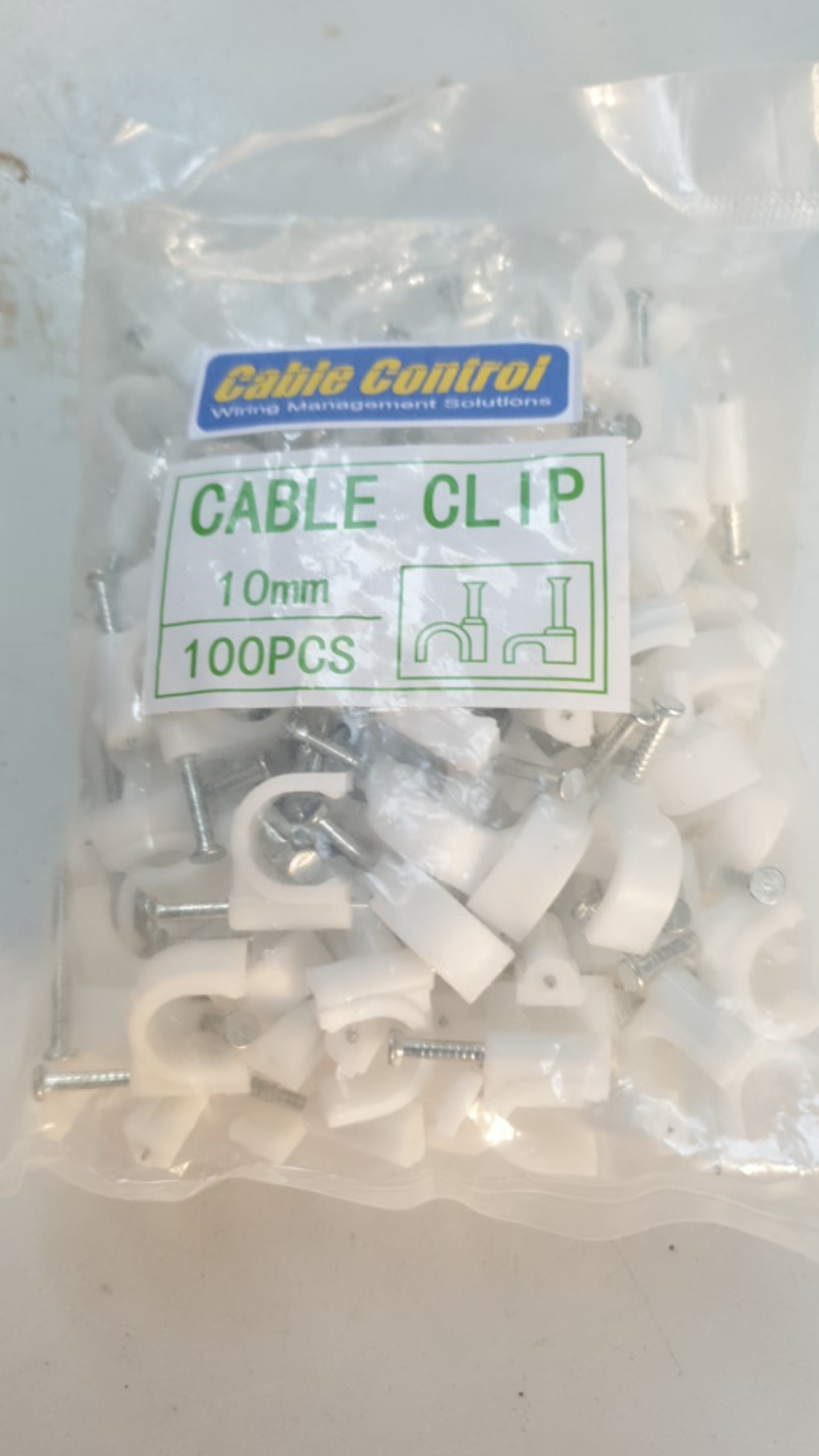Cable Control NAIL TYPE CABLE CLIPS | Shopee Philippines