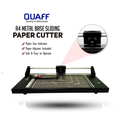QUAFF Sliding Cutter A3 CUTTING PAPERS QUICKLY CUTTER | Shopee Philippines
