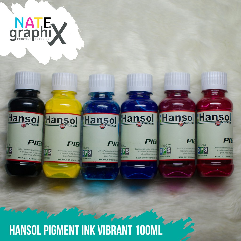 Hansol Pigment Ink Vibrant 100ml | Shopee Philippines