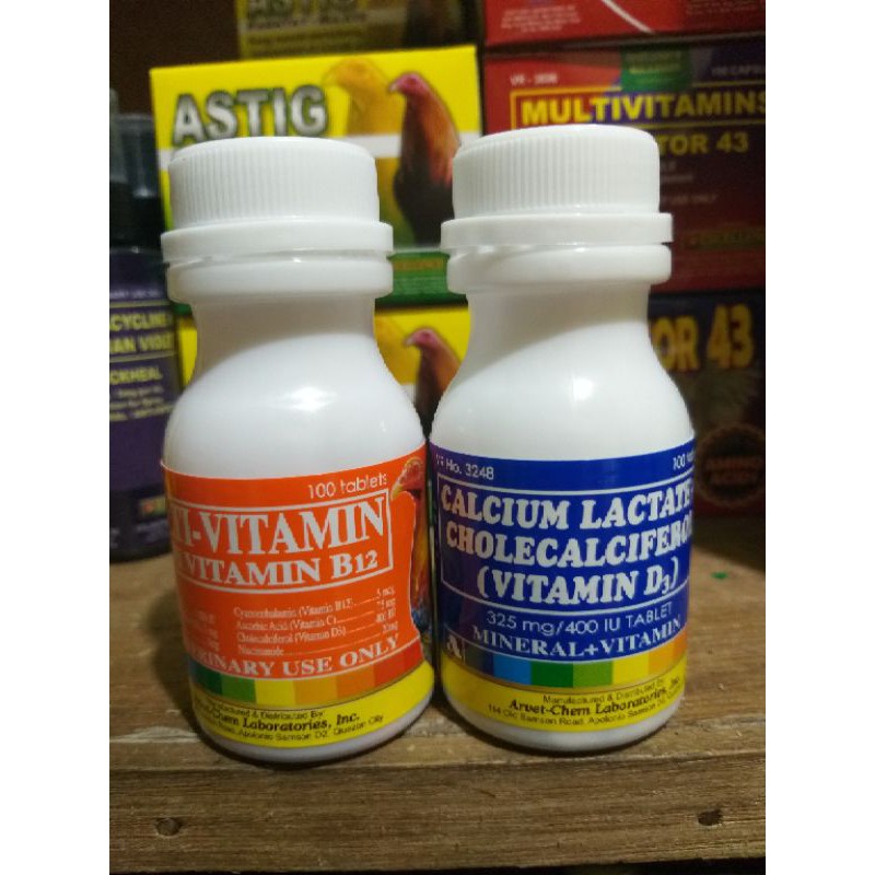 Multivitamins and Calcuim Lactate (set) | Shopee Philippines