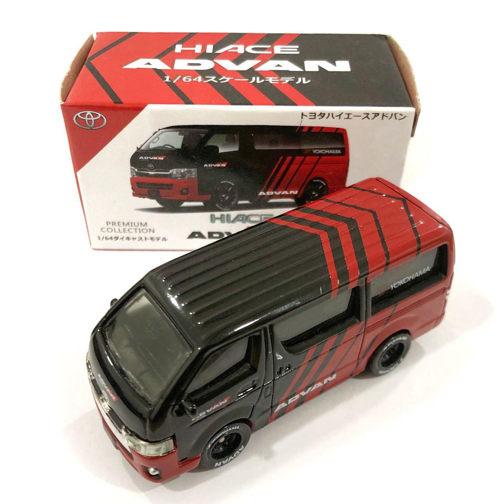 1:64 Toyota Hiace Advan model car - with box - 1 pcs | Shopee Philippines