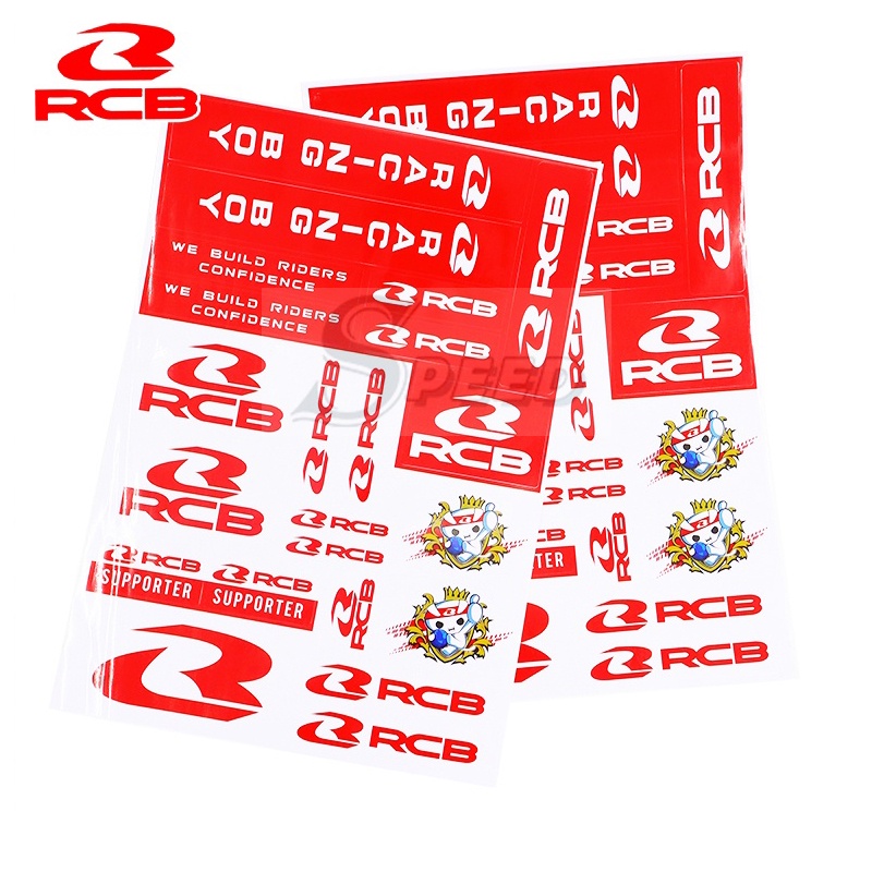 RCB Official Merchandise Sticker Set | Shopee Philippines