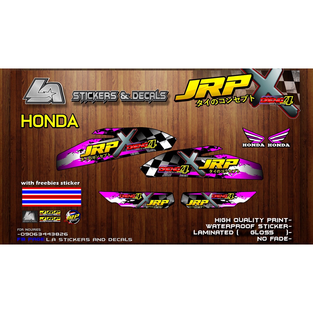 TMX 125/155 / SKYGO/ MOTOPOSH / RUSI / EURO / (JRP X DAENG DECAL ...