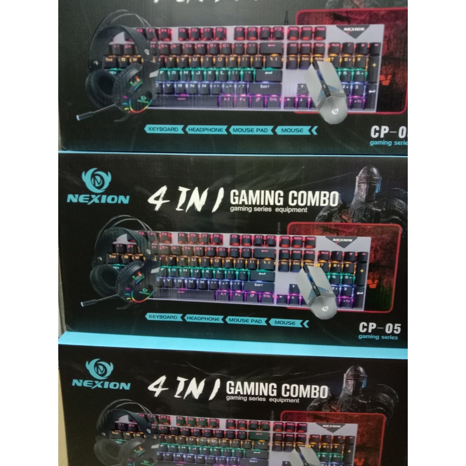 NEXION 4 IN 1 Gaming Combo Kit (White) | Shopee Philippines