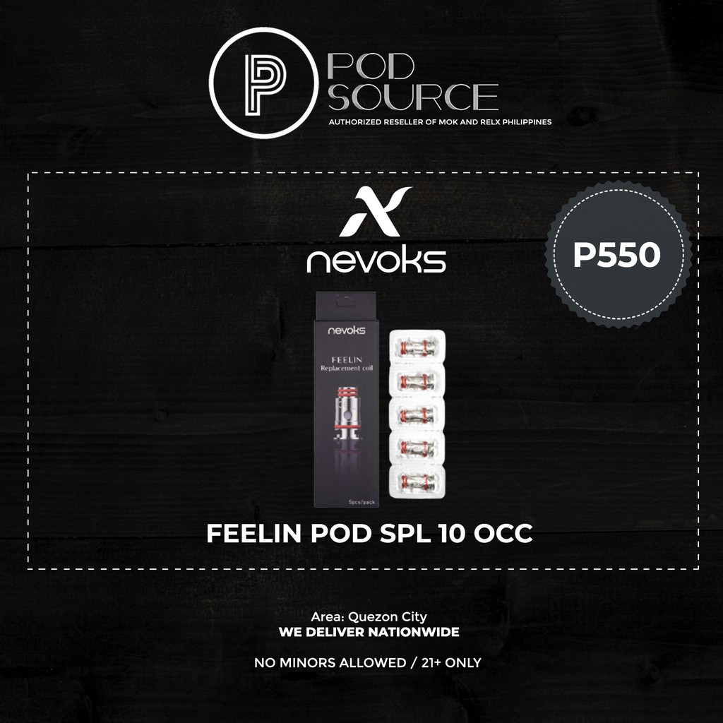 [AUTHENTIC] Nevoks Feelin / Nevoks Pagee Pod SPL 10 Occ (5 pcs per pack ...