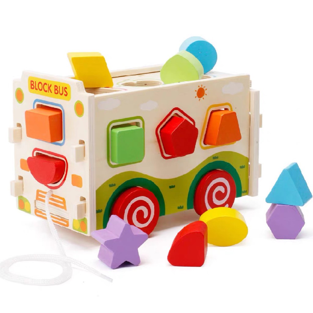 TYK Shape Sorter Car Wooden Toy | Shopee Philippines