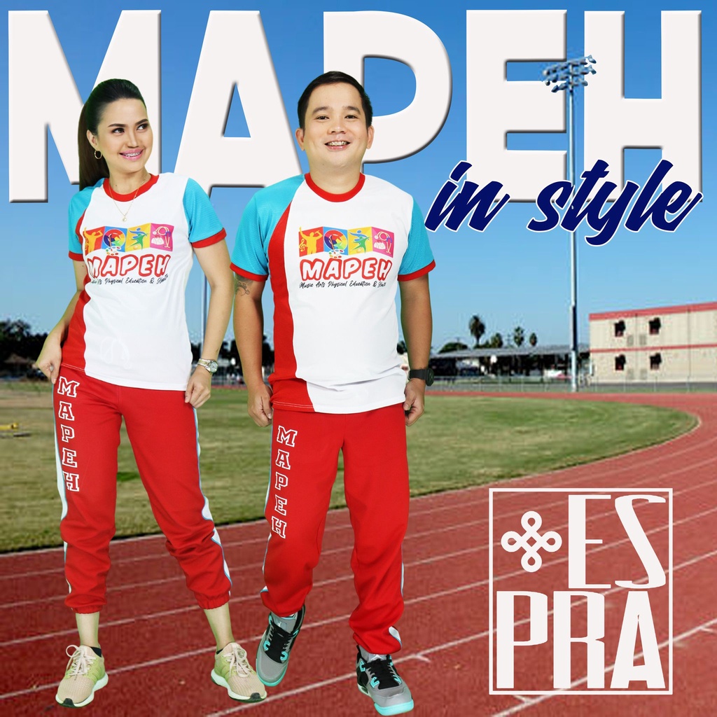 MAPEH FITNESS WEAR SET ADULT JOGGING PANTS ONLY! MICROSHINY | Shopee ...