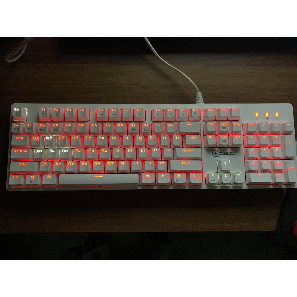 Mechanical Gaming Keyboard COX CK800 (white) | Shopee Philippines