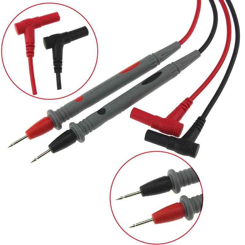1000V 10A Banana Universal Multimeter Test Probe Test Rod Heavy Duty ...