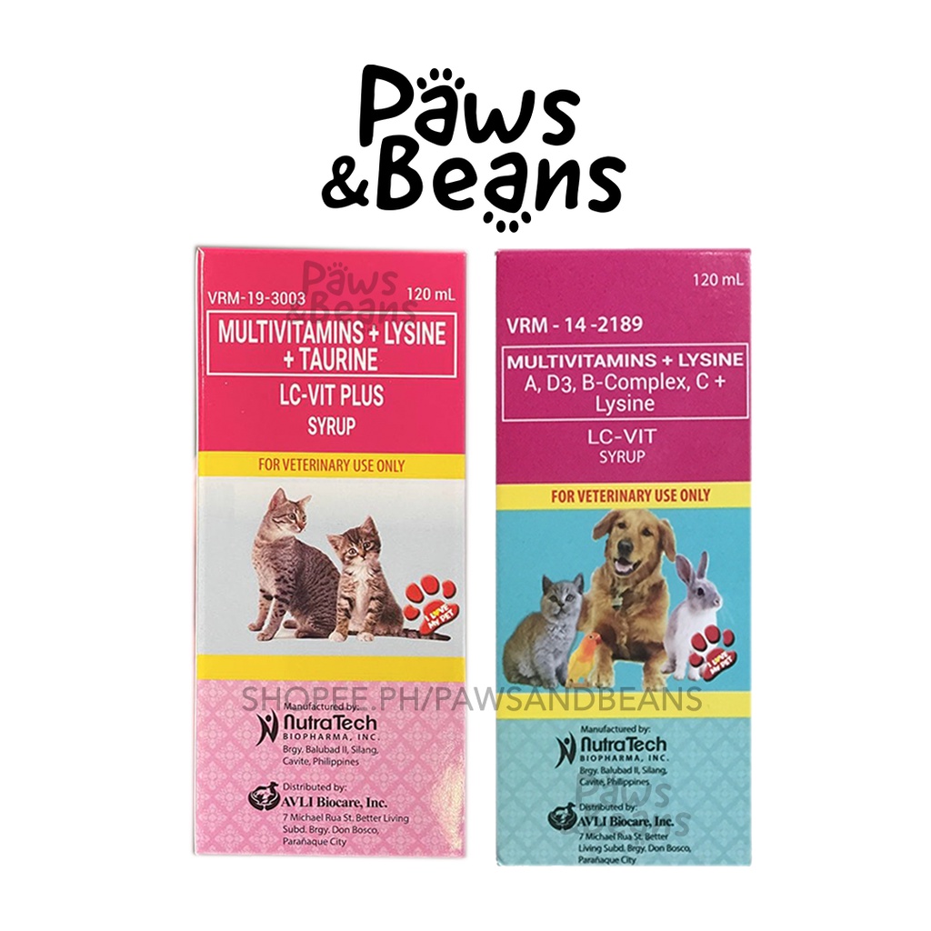 LC-Vit, LC-Vit Plus Multivitamins Syrup for Pets 120ml | Shopee Philippines