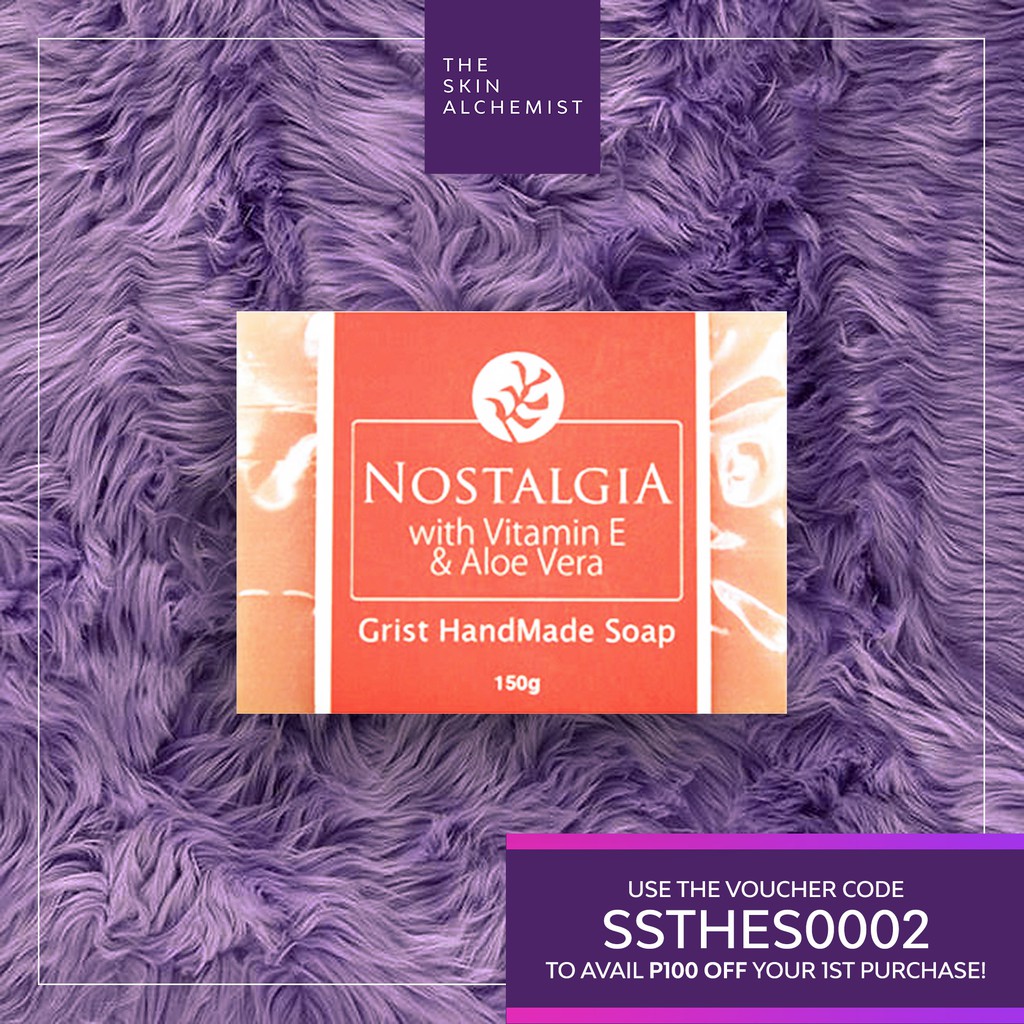 Nostalgia Organic Grist Handmade Soap 150 g | Shopee Philippines