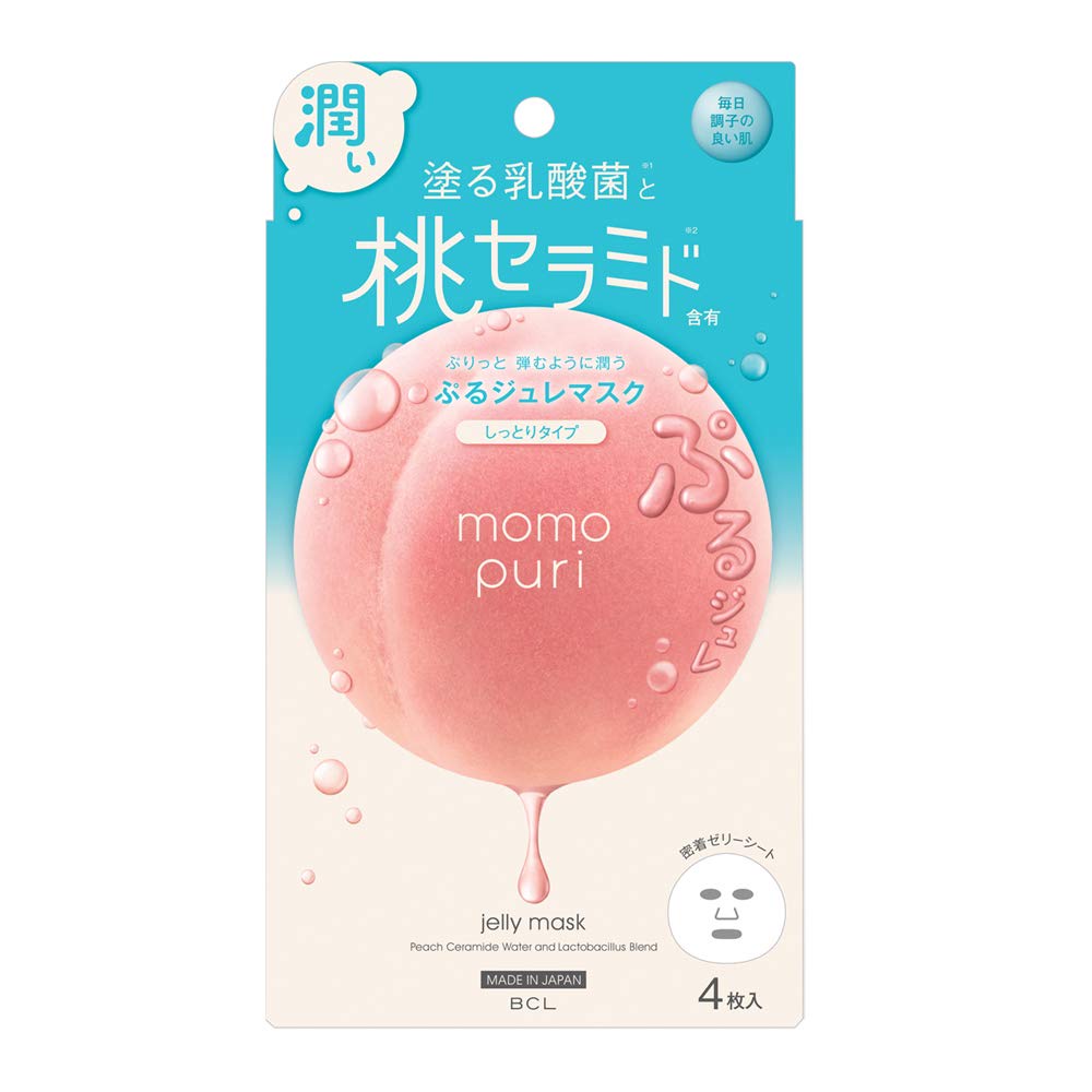 BCL MOMO PURI JELLY MASK (22 ML X 4 SHEETS) | Shopee Philippines