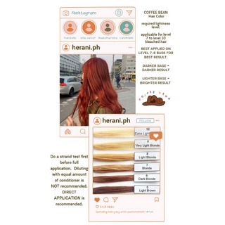 Coffee Bean (150ml) Herani Hair Color Conditioner | Shopee Philippines