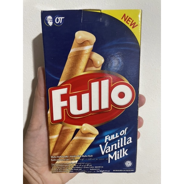 Fullo Vanilla Wafer Roll 10g | Shopee Philippines
