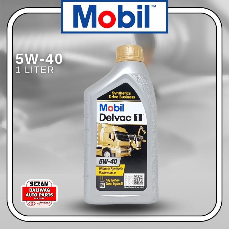 MOBIL 5W-40 FULLY SYNTHETIC MOBIL DELVAC 1 DIESEL ENGINE OIL 1 LITER ...