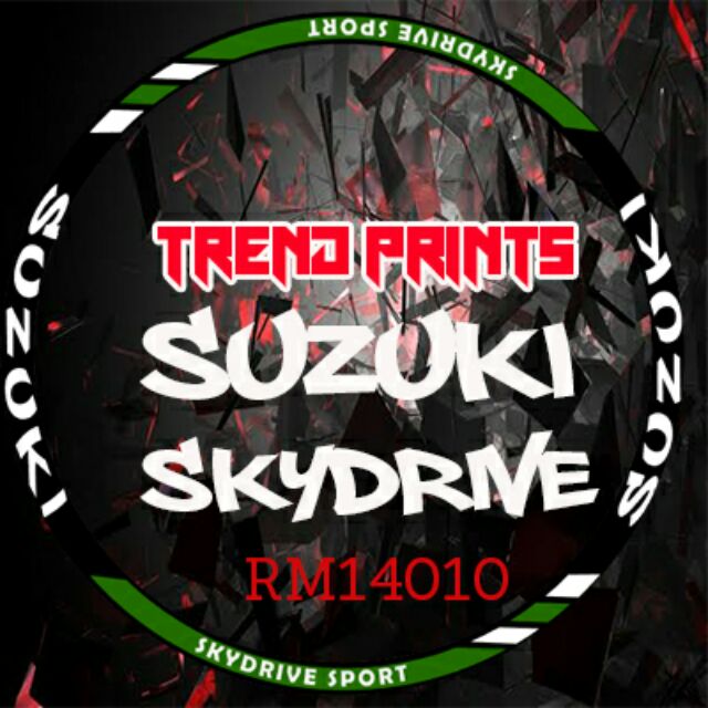 SUZUKI SKYDRIVE MAGS STICKER DECALS | Shopee Philippines