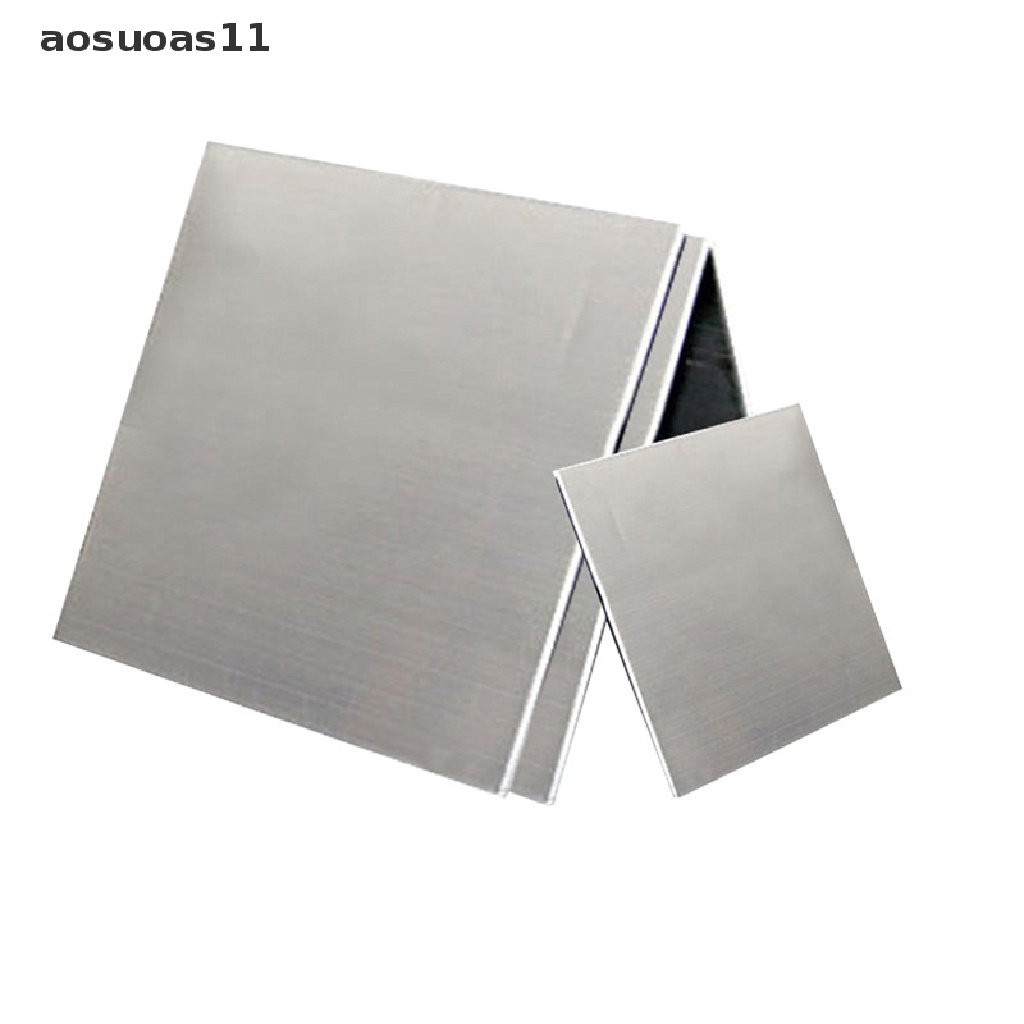 (hot*) 1Pc 304 Stainless Steel Square Plate Sheet Thick 1mm 1.5mm 2mm 0 ...