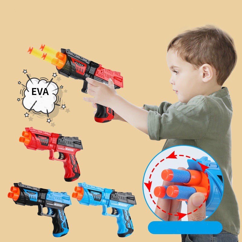 Children soft bullet gun toys(with 6pcs bullet) | Shopee Philippines