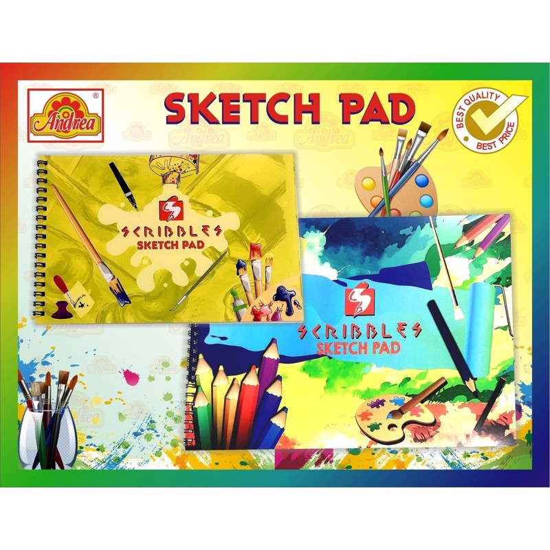 Scribbles Sketch Pad: in Small / Big | Shopee Philippines