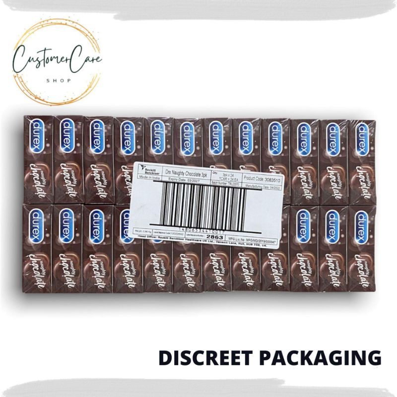 Durex Naughty Chocolate Condom 24 boxes (72 Condoms) | Shopee Philippines