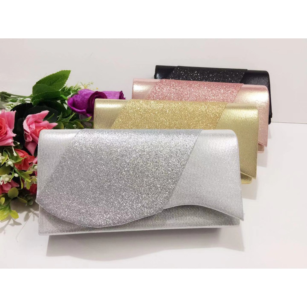 MJ&AJ Women Ladies Clutch Bag Party Bridal Wedding Evening Purse Bag ...
