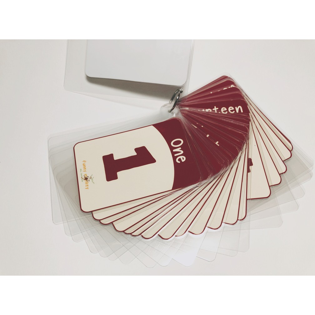 English flashcards numbers 0-20 - Review game included - PFL Store