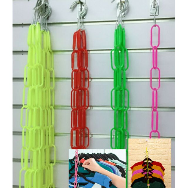 COD Plastic Hanger Chain plastic chain | Shopee Philippines