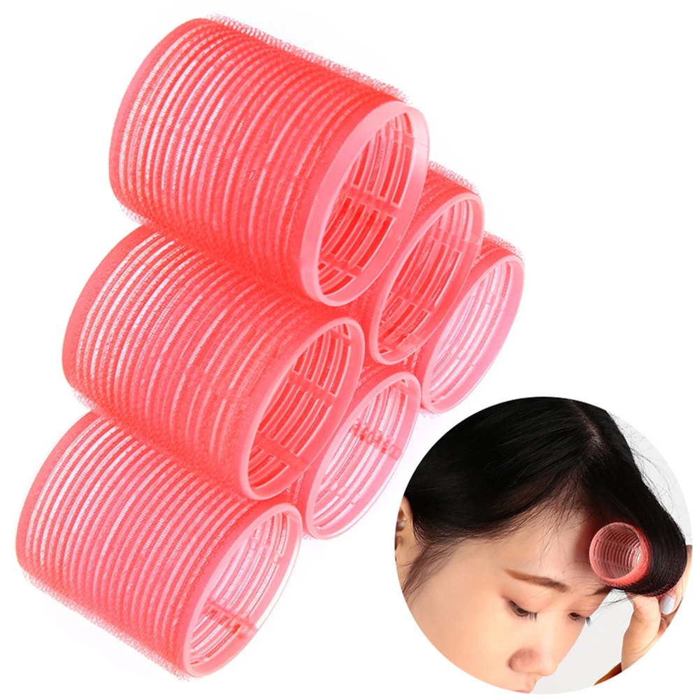 1pcs Women Self Grip Diy Manual Big Hair Roller Curler Random Color
