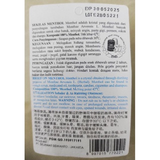 Abc Menthol Cone 2 in 1 (100% Natural) - Inhaler and Rubbing Remedy ...