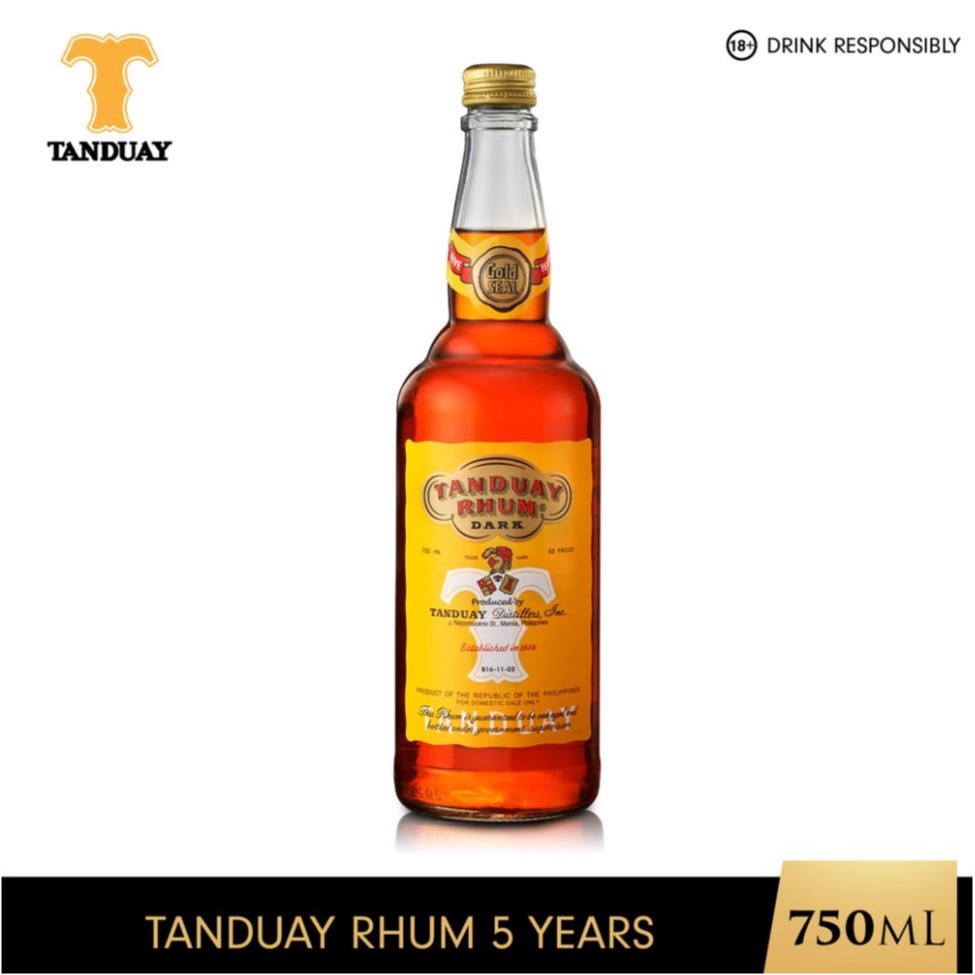 Tanduay Rhum 5 Years 750 Ml | Shopee Philippines