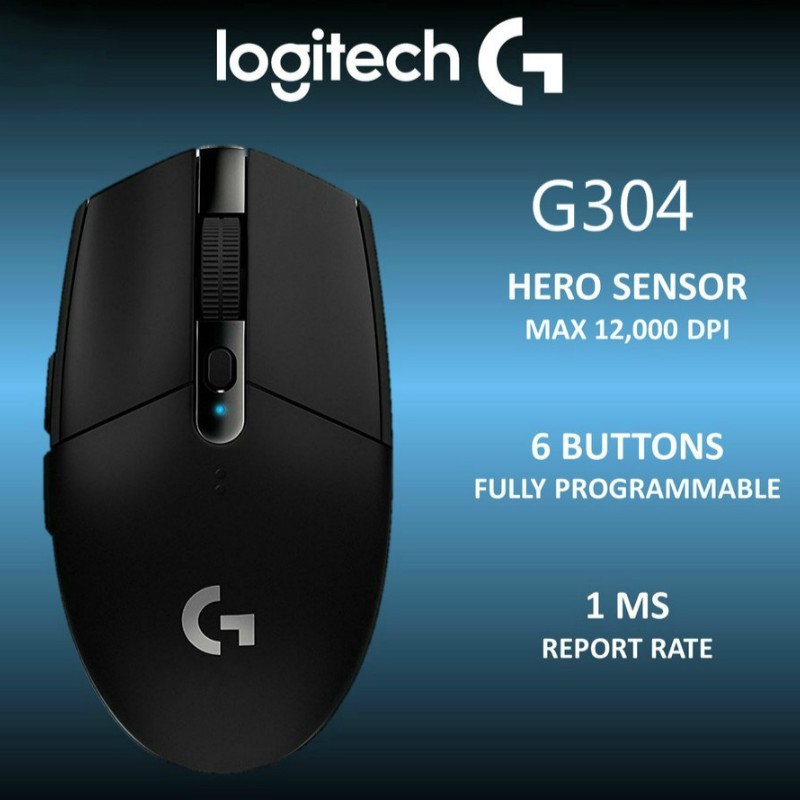 Logitech G304 Lightspeed Wireless Gaming Mouse [Black] | Shopee Philippines