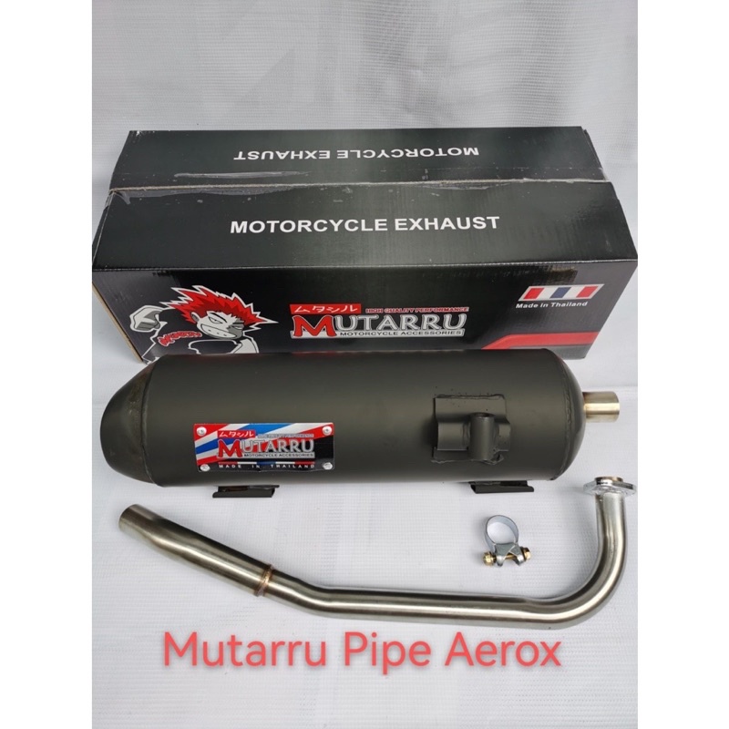 Mutarru Pipe V3 with Silencer Aerox V1 | Shopee Philippines