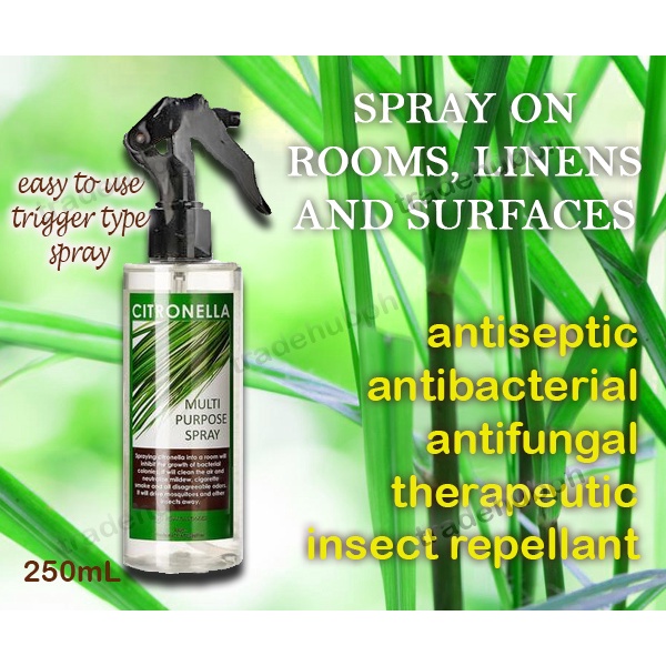 Citronella Spray Multi Purpose Mosquito Repellent Trigger Type 250ml ...
