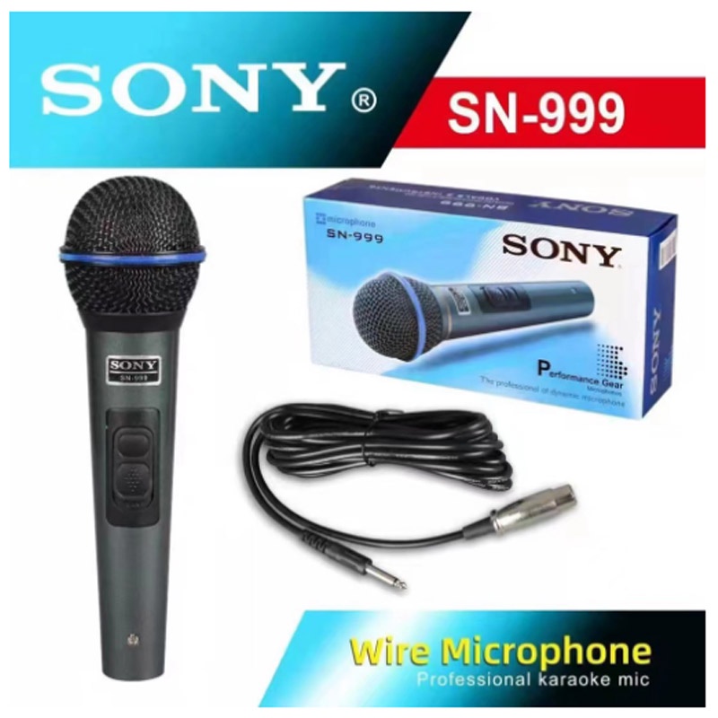 SONY SN-999 SN-630 KS-5000 Dynamic Microphone Heavy Duty Wired Microphone Professional karaoke ...