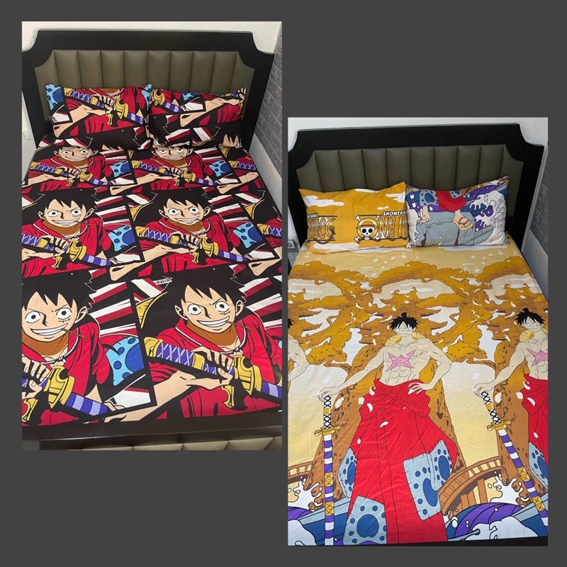 One Piece Character Design 3 in 1 Canadian Cotton Bedsheet Set 2 ...